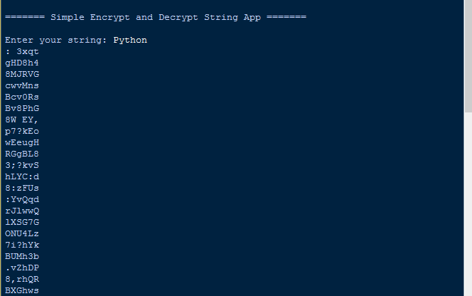 Simple Encrypt And Decrypt String App In Python Free Source Code Sourcecodester